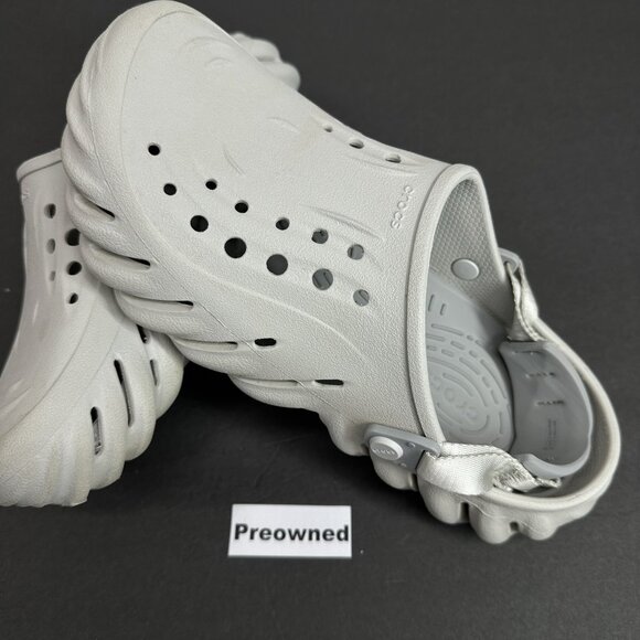 CROCS | Shoes | Crocs Echo Clog Unisex Slip On Gray 27937ft Mens 9 ...